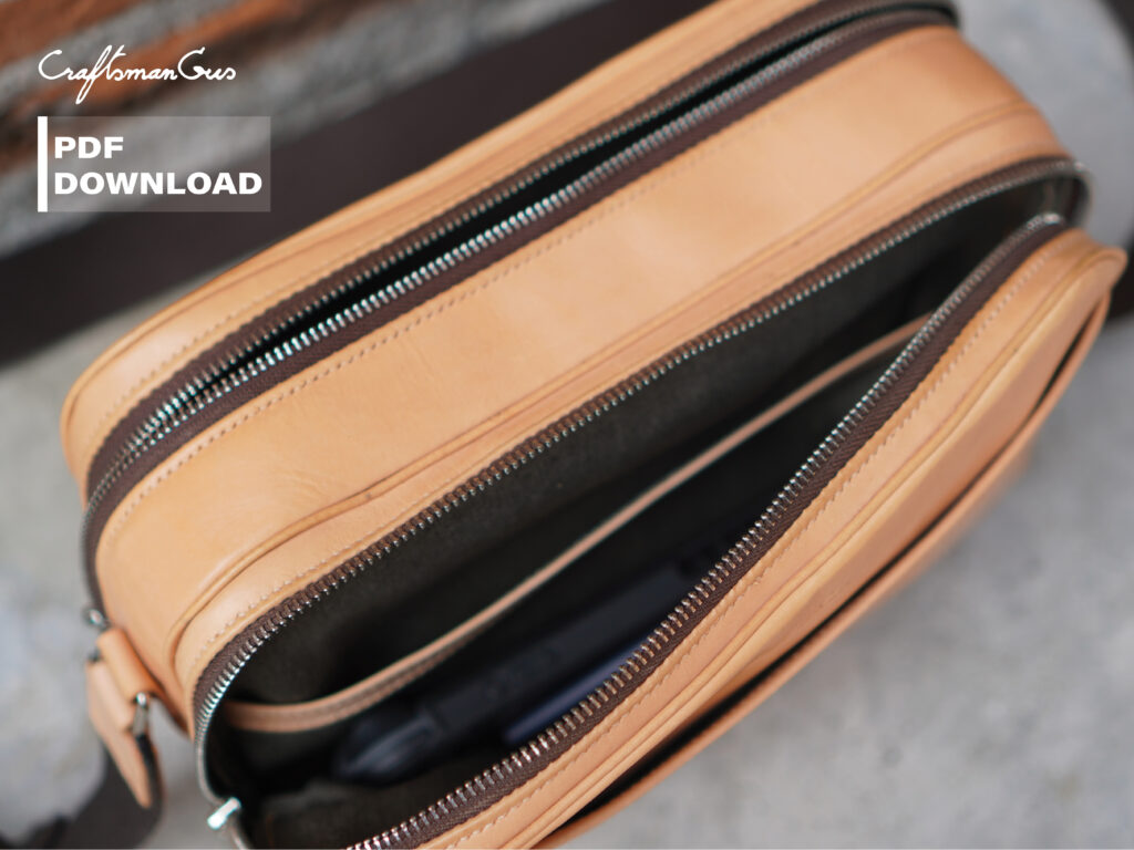 Porter Bag Pattern - Craftsmangus Leather Bag Pattern Instance PDF Download